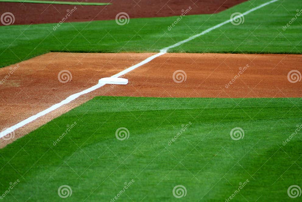 Third base stock photo. Image of game, home, field, line - 2548228