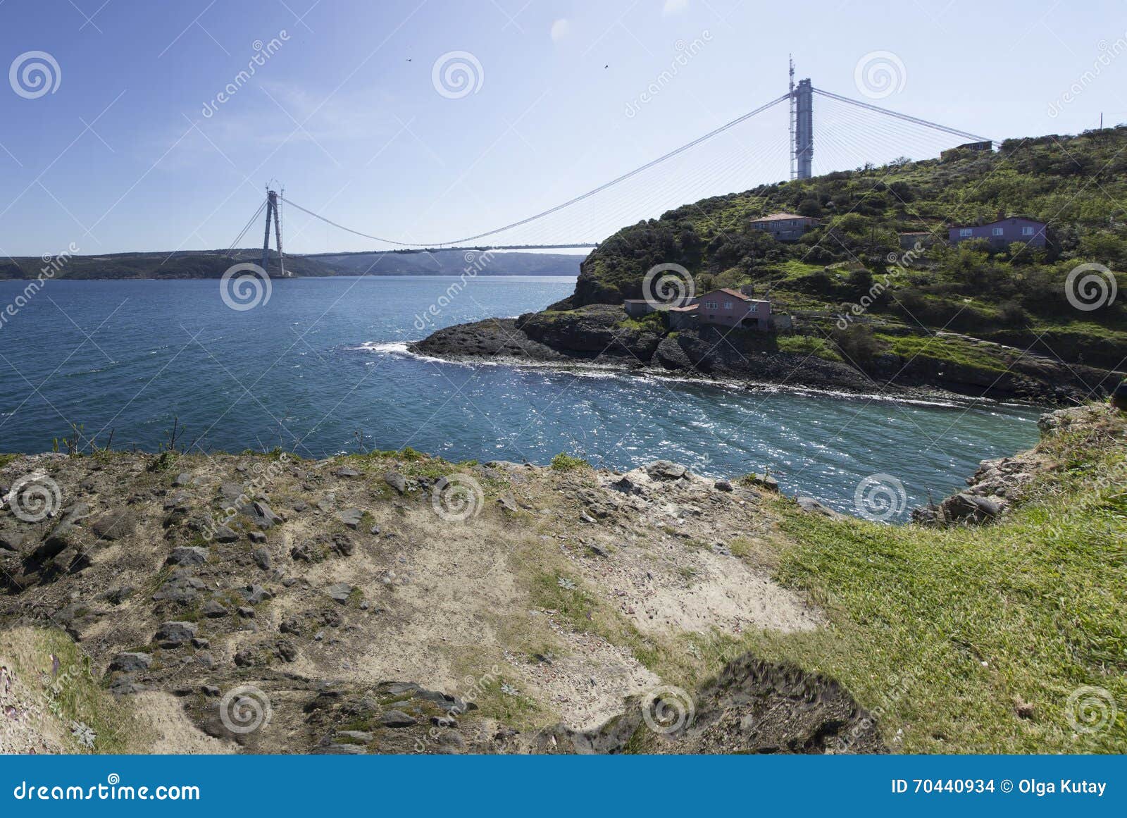 Third Bridge Over the Bosporus Stock Photo - Image of engineering ...