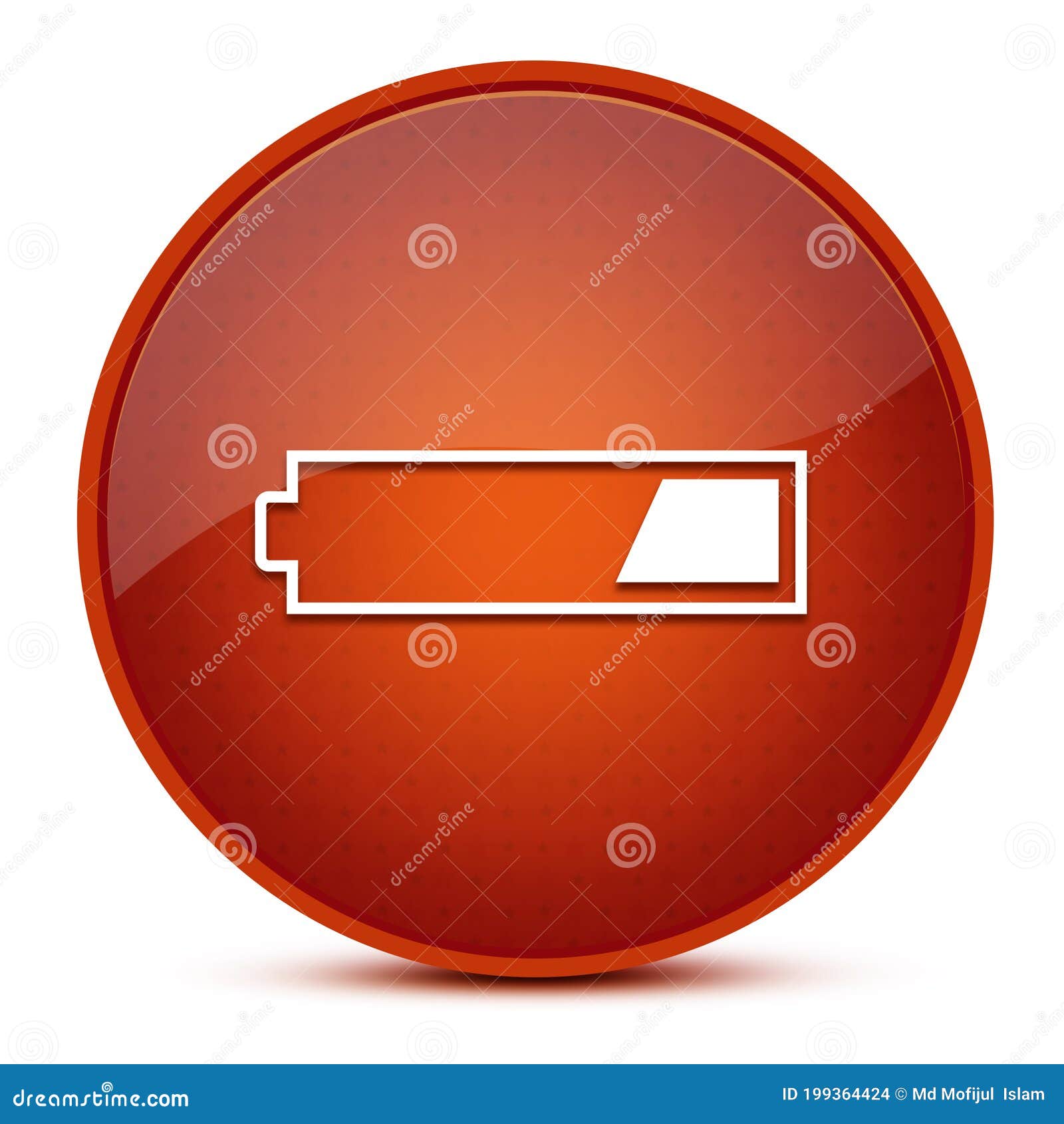 1 Third Charged Battery Aesthetic Glossy Brown Round Button Abstract ...