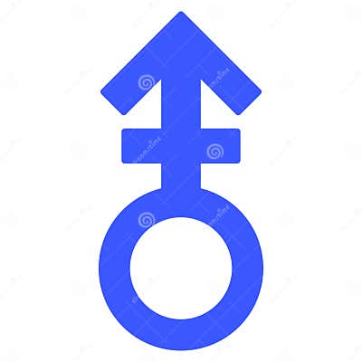 Third Gender Symbol Flat Icon Stock Vector - Illustration of design ...