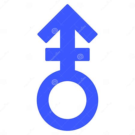 Third Gender Symbol Flat Icon Stock Vector - Illustration of design ...