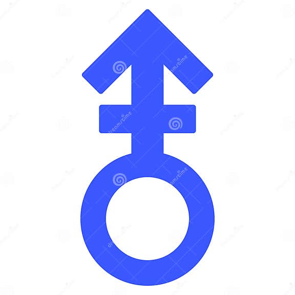 Third Gender Symbol Flat Icon Stock Vector - Illustration of design ...