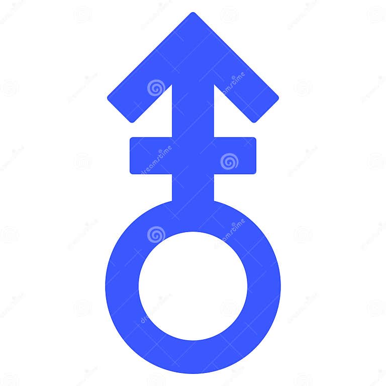 Third Gender Symbol Flat Icon Stock Vector - Illustration of design ...