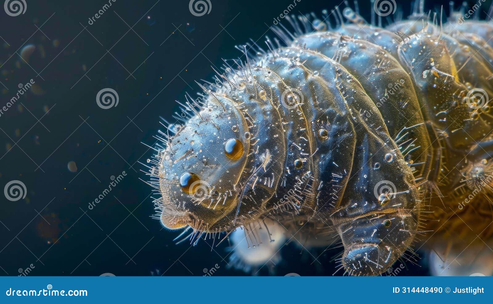 A Third Image Showcases the Tough Exterior of a Tardigrade with Its ...