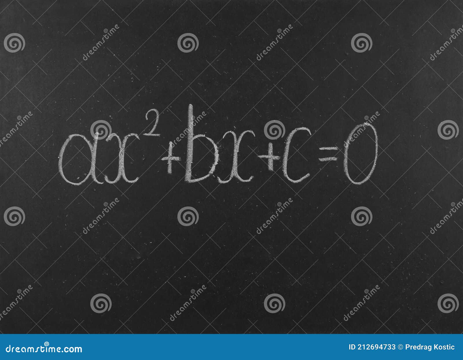 Third Order Equation in Mathematics. Stock Illustration - Illustration ...