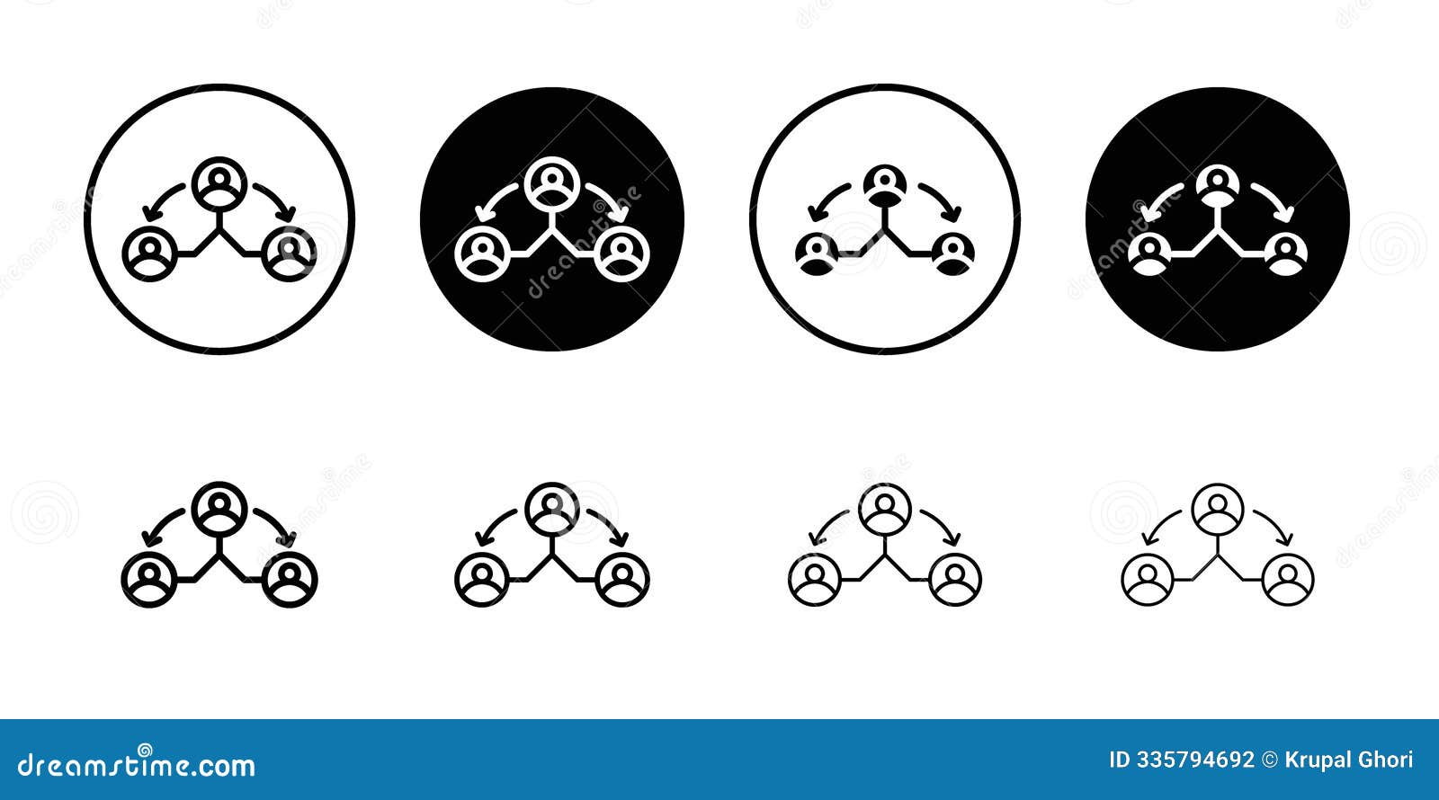 Third Party Icon Logo Set Vector Stock Illustration - Illustration of ...