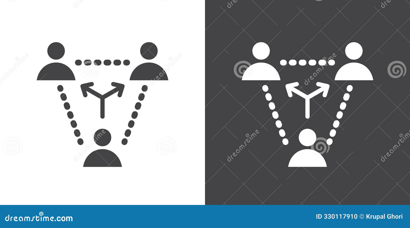 Third Party Icon Thin Line Illustration Set Stock Illustration ...