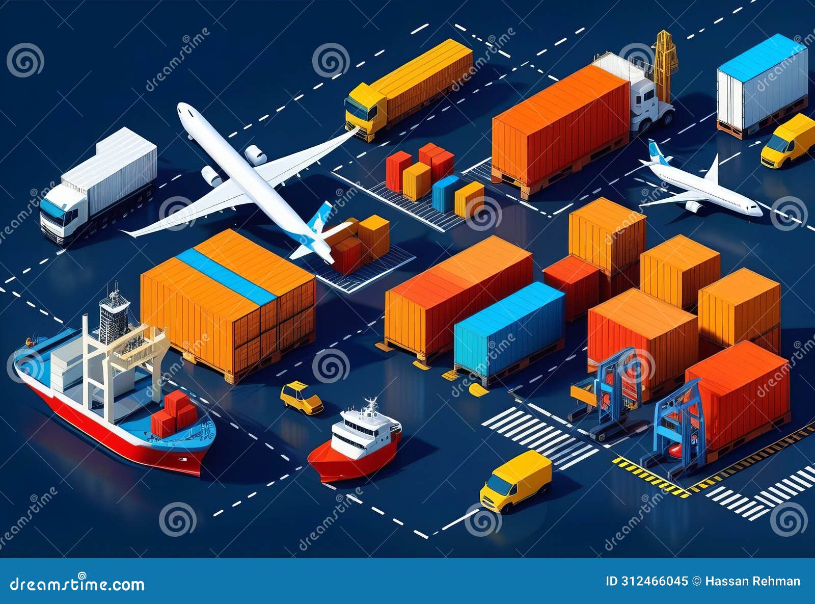 Third Party Logistics, 3pl, Transport, Cargo Export, Import Stock ...