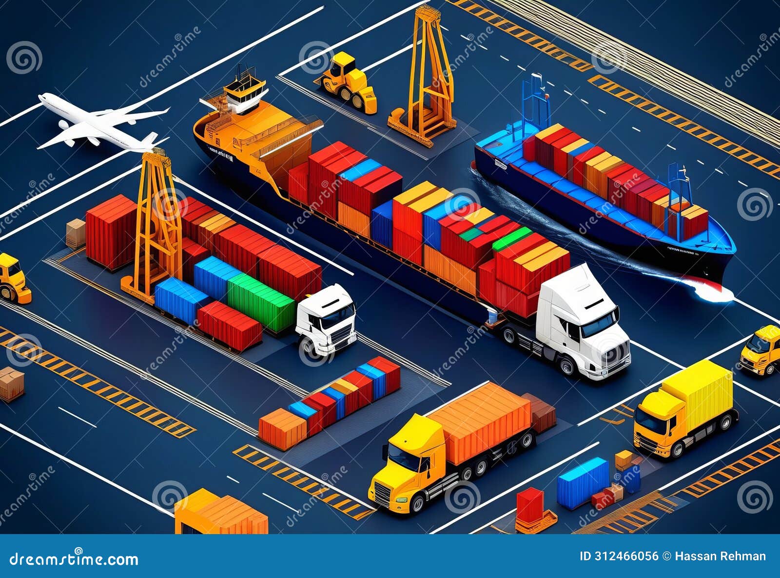 Third Party Logistics, 3pl, Transport, Cargo Export, Import Stock ...