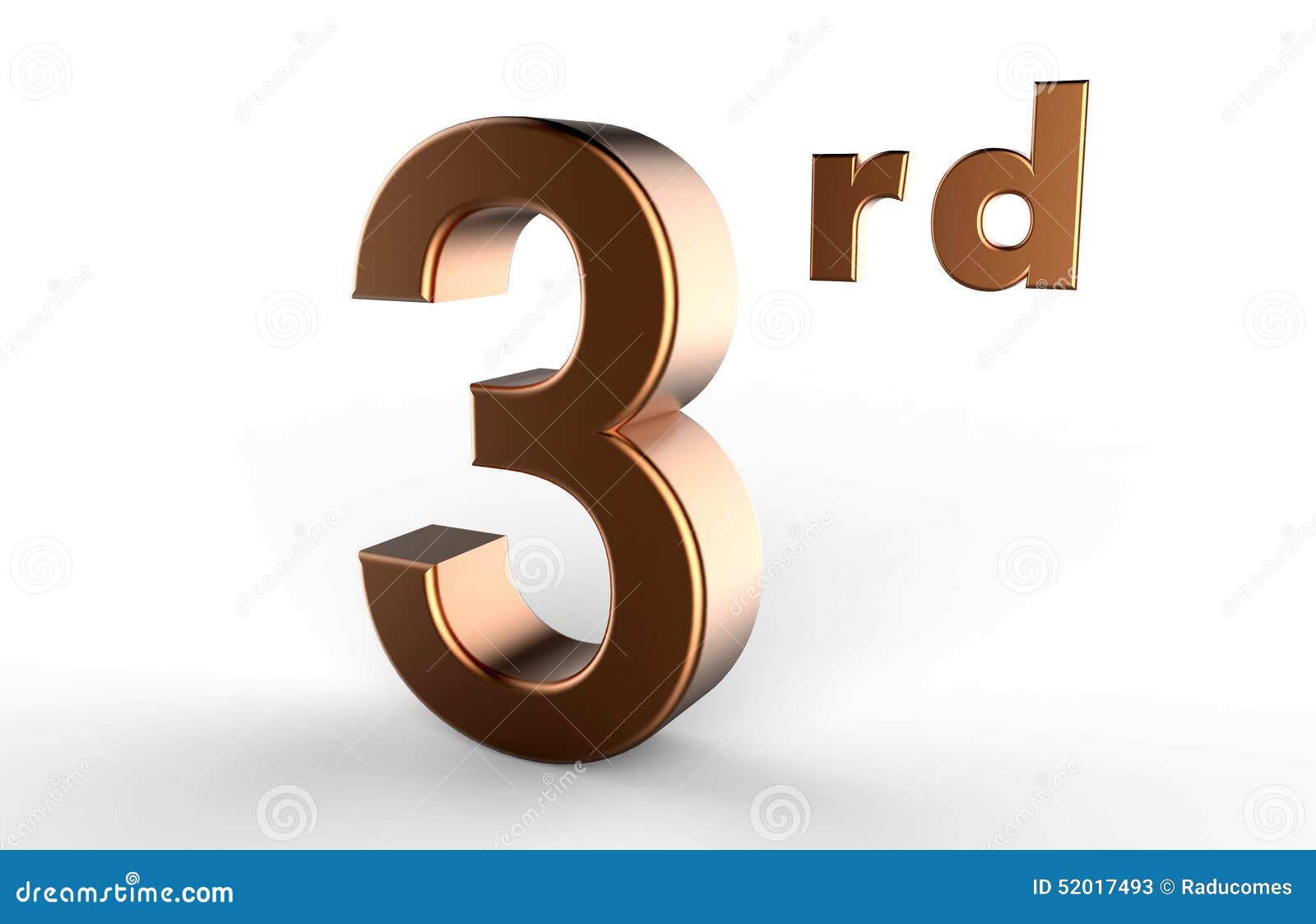 Third place award stock illustration. Illustration of competition ...