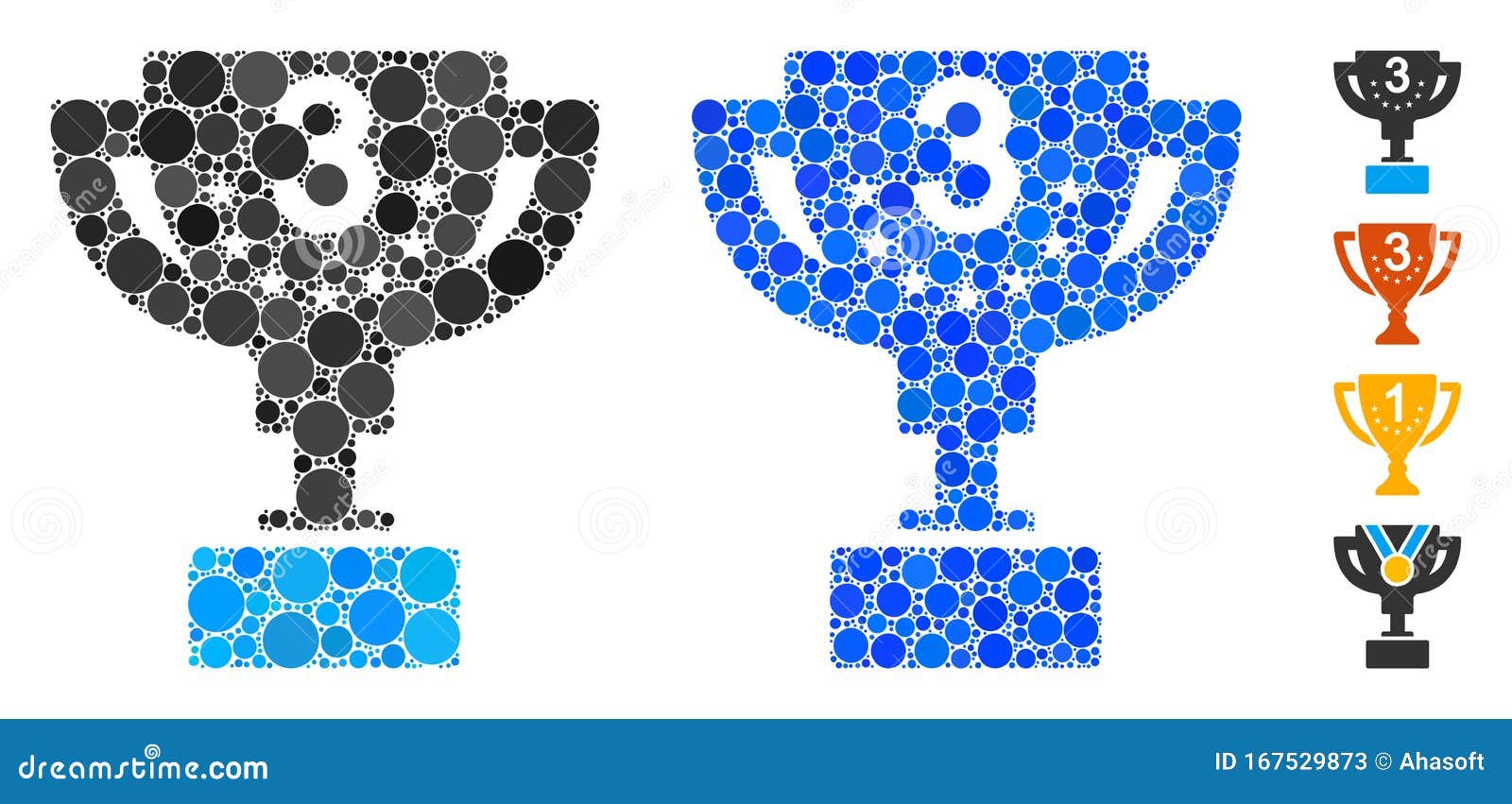 Third Prize Copper 3d Laurel Isolated On White Background Royalty-Free ...