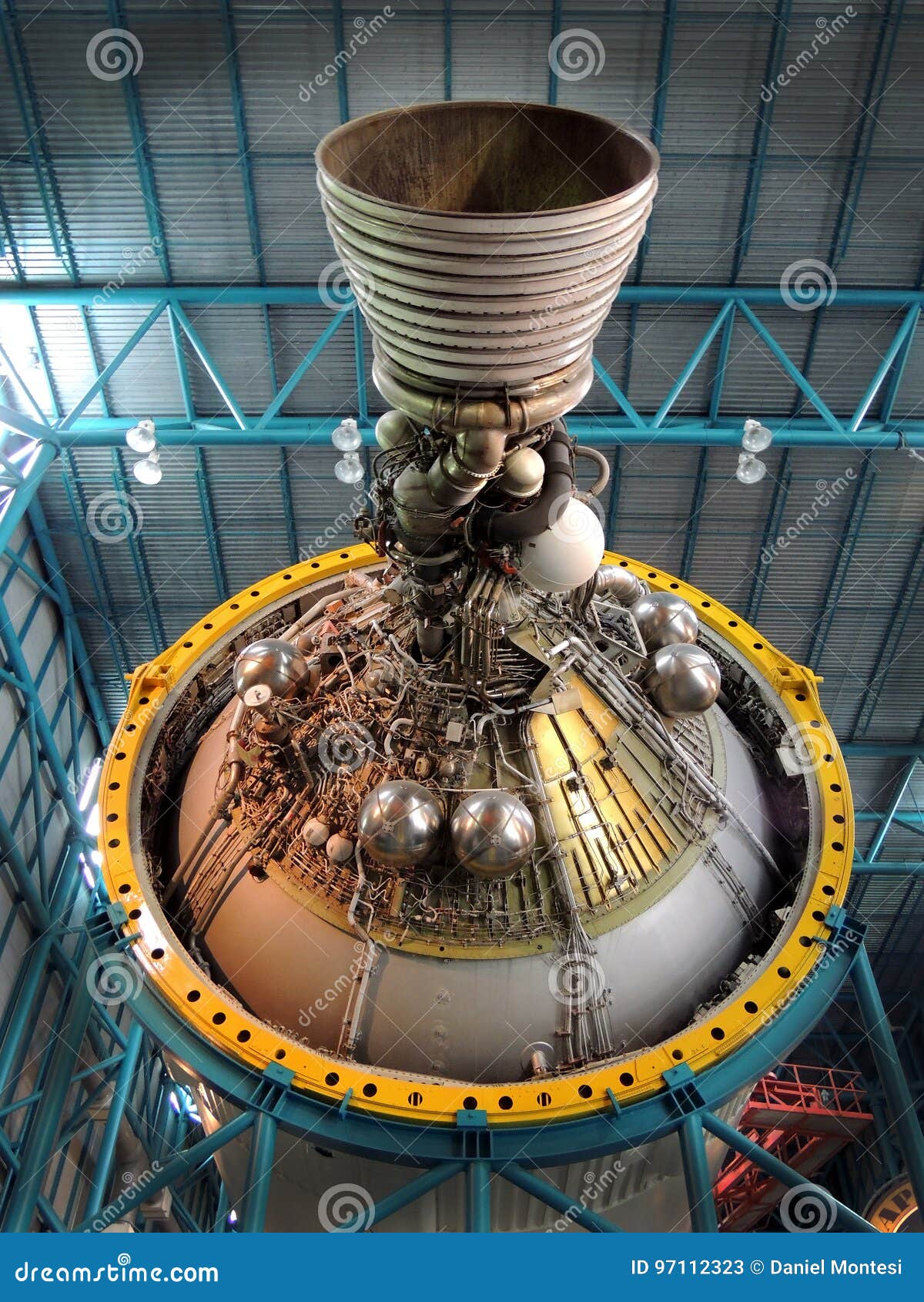 Third Stage Saturn Five Rocket Stock Image - Image of third, missions ...