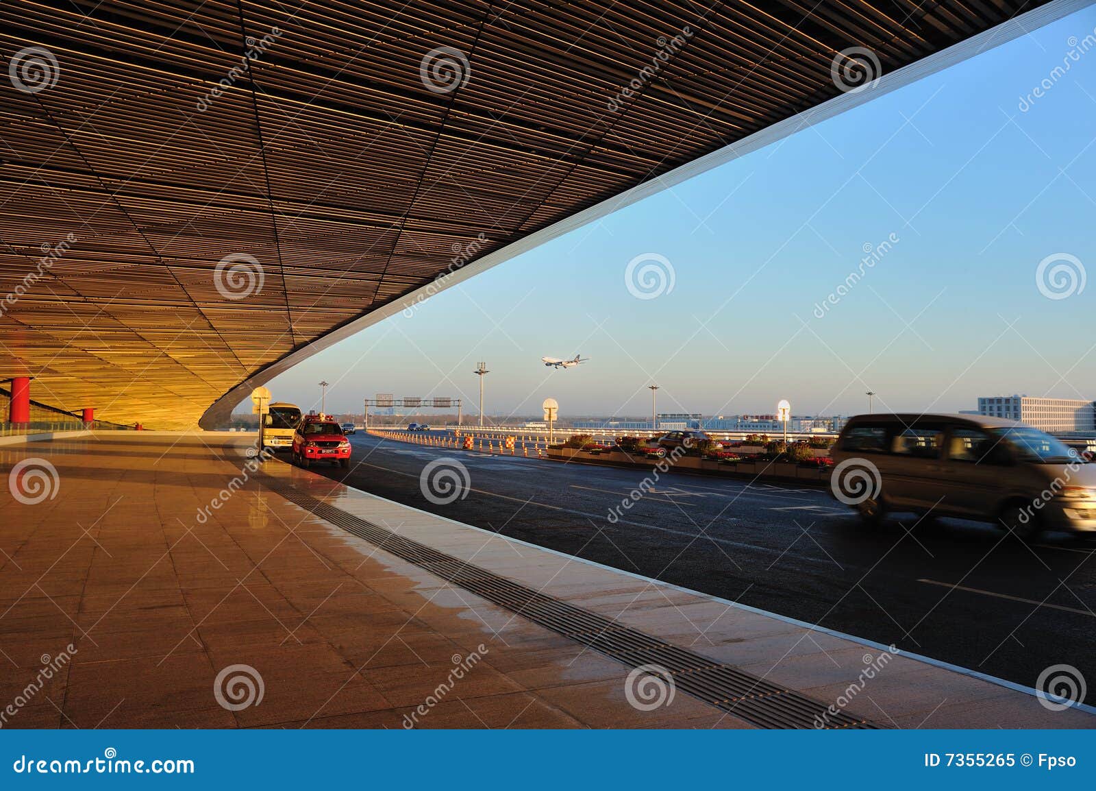 Third Terminal of Beijing Airport Stock Image - Image of corner ...