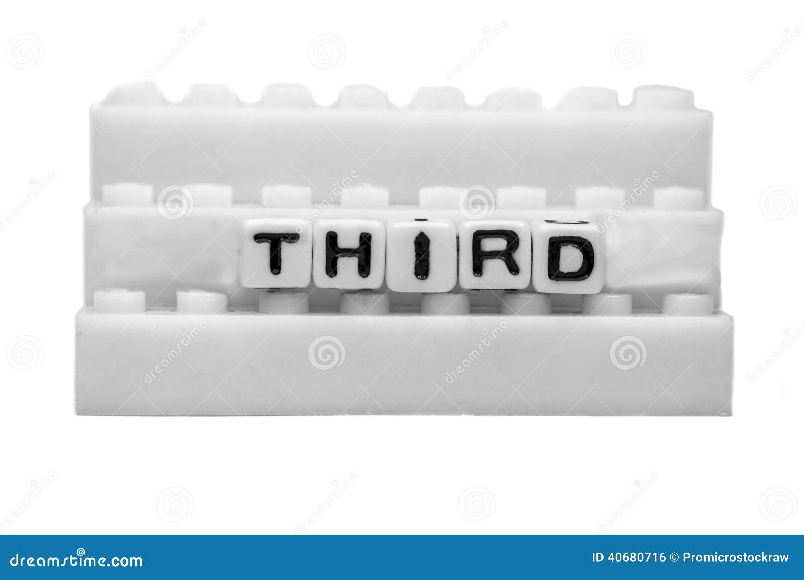 Third text on white steps stock photo. Image of opportunity - 40680716
