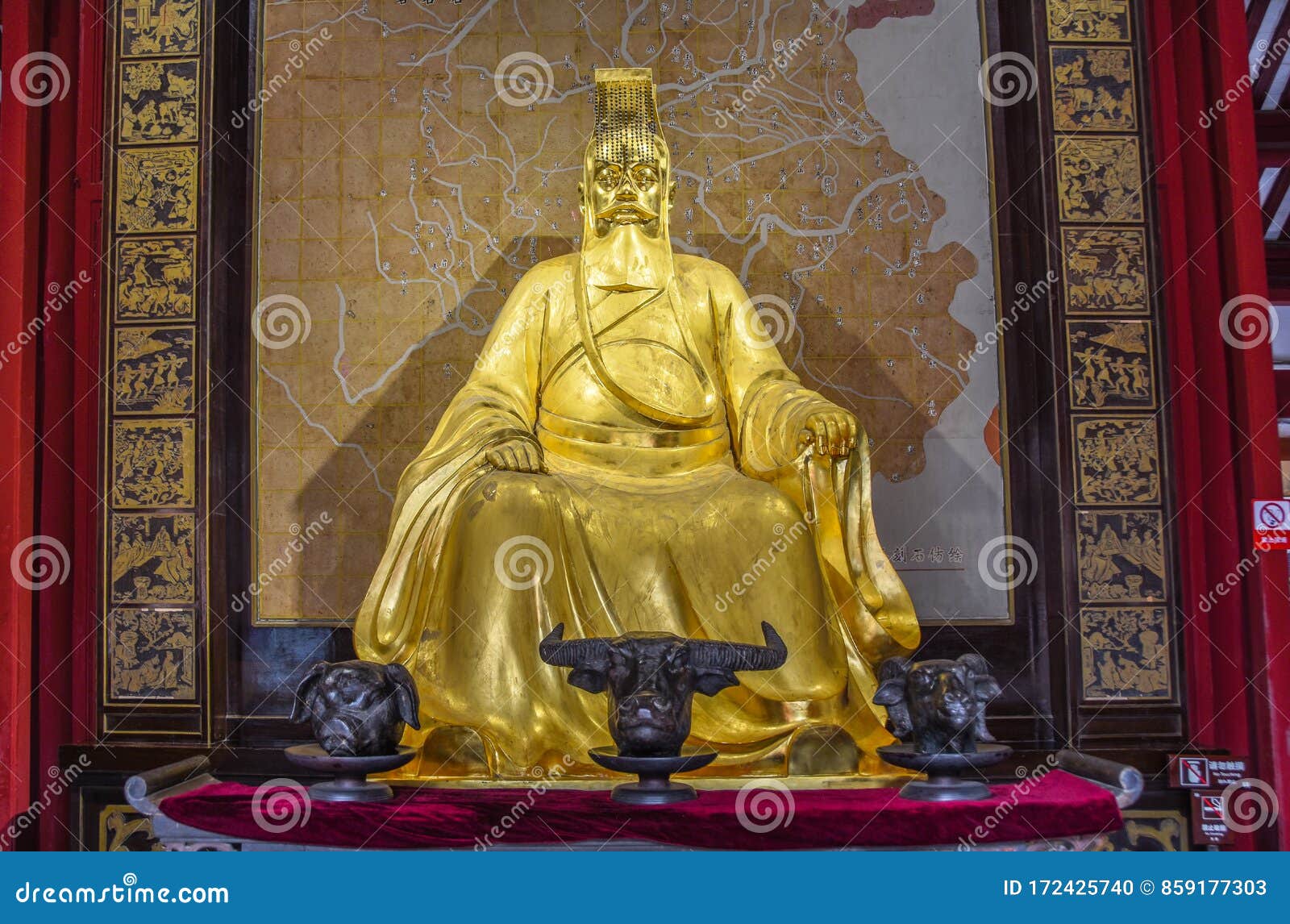 Dayu Temple editorial image. Image of wuhan, legendary - 172425740