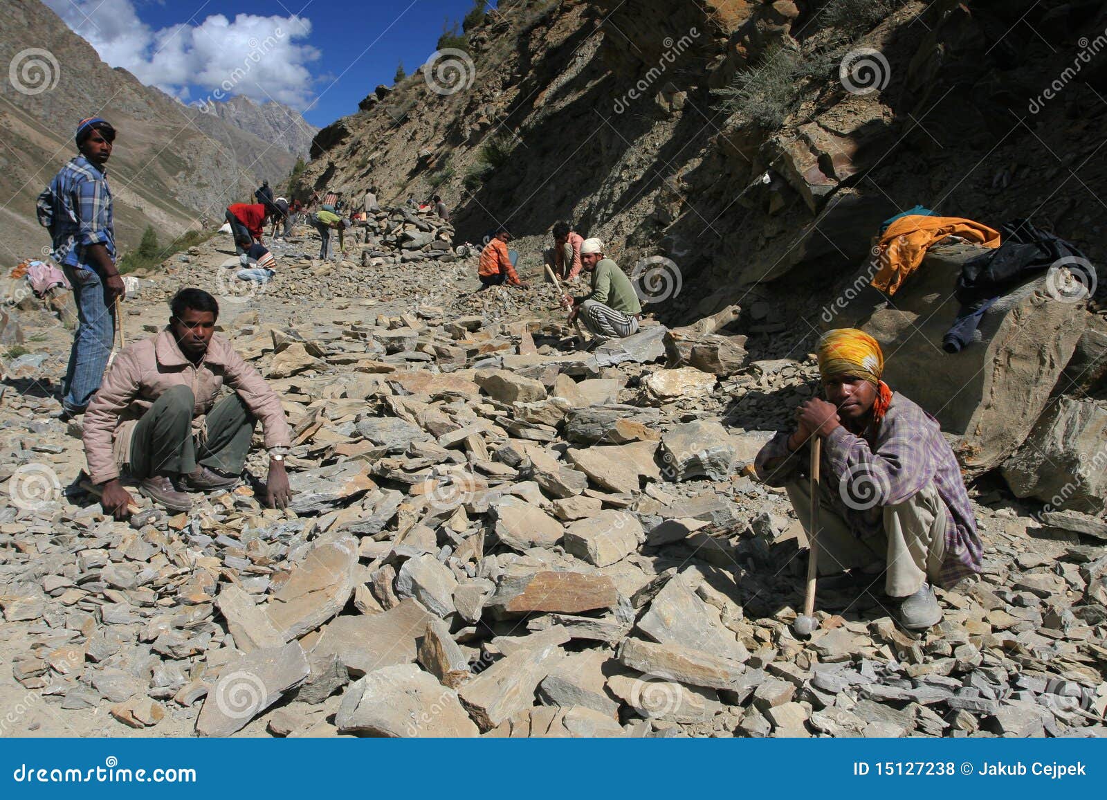 Third World Road Construction Editorial Stock Photo - Image of asian ...