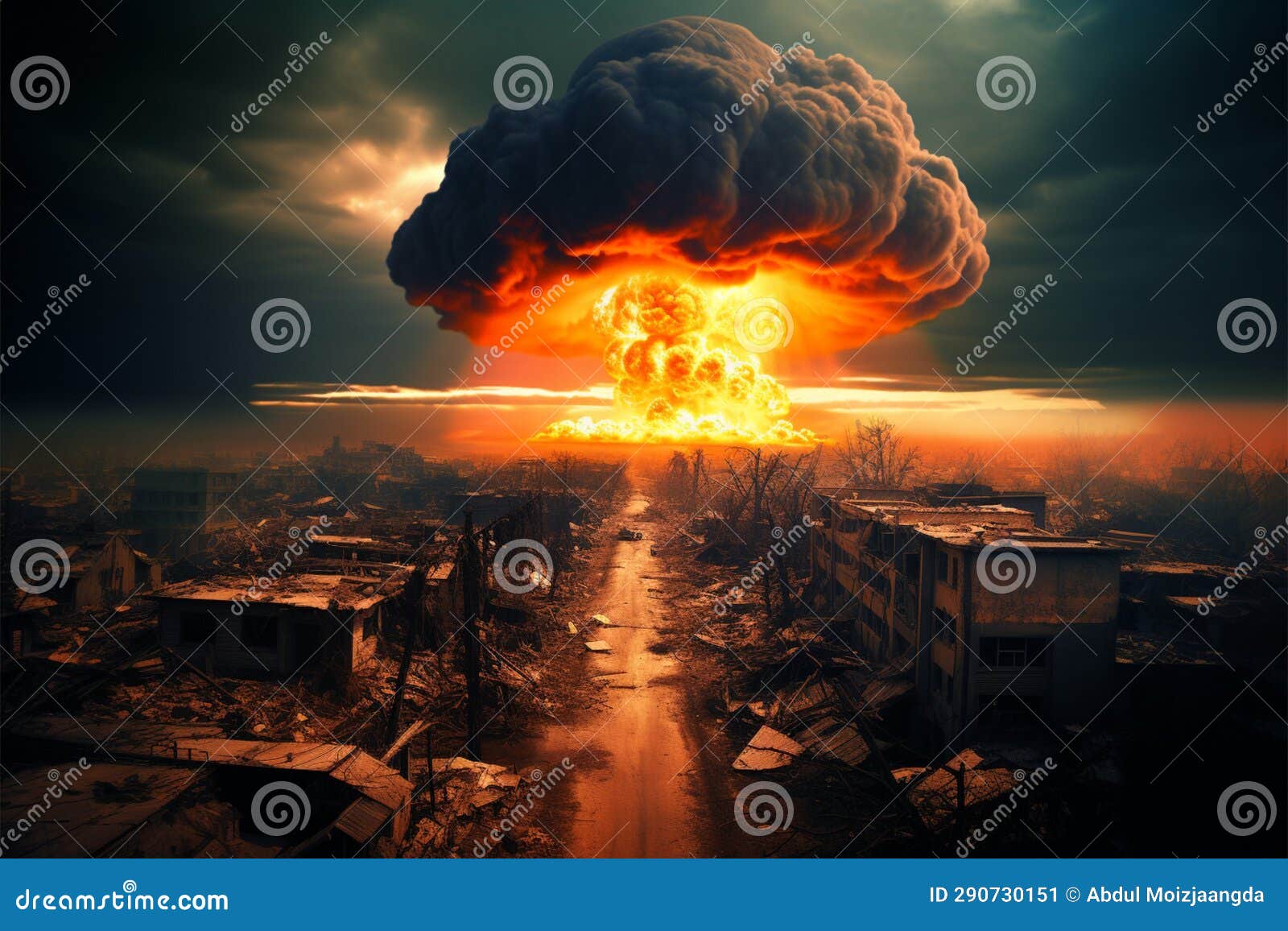Third World Wars Devastation Portrayed In 3D With Nuclear Explosion ...