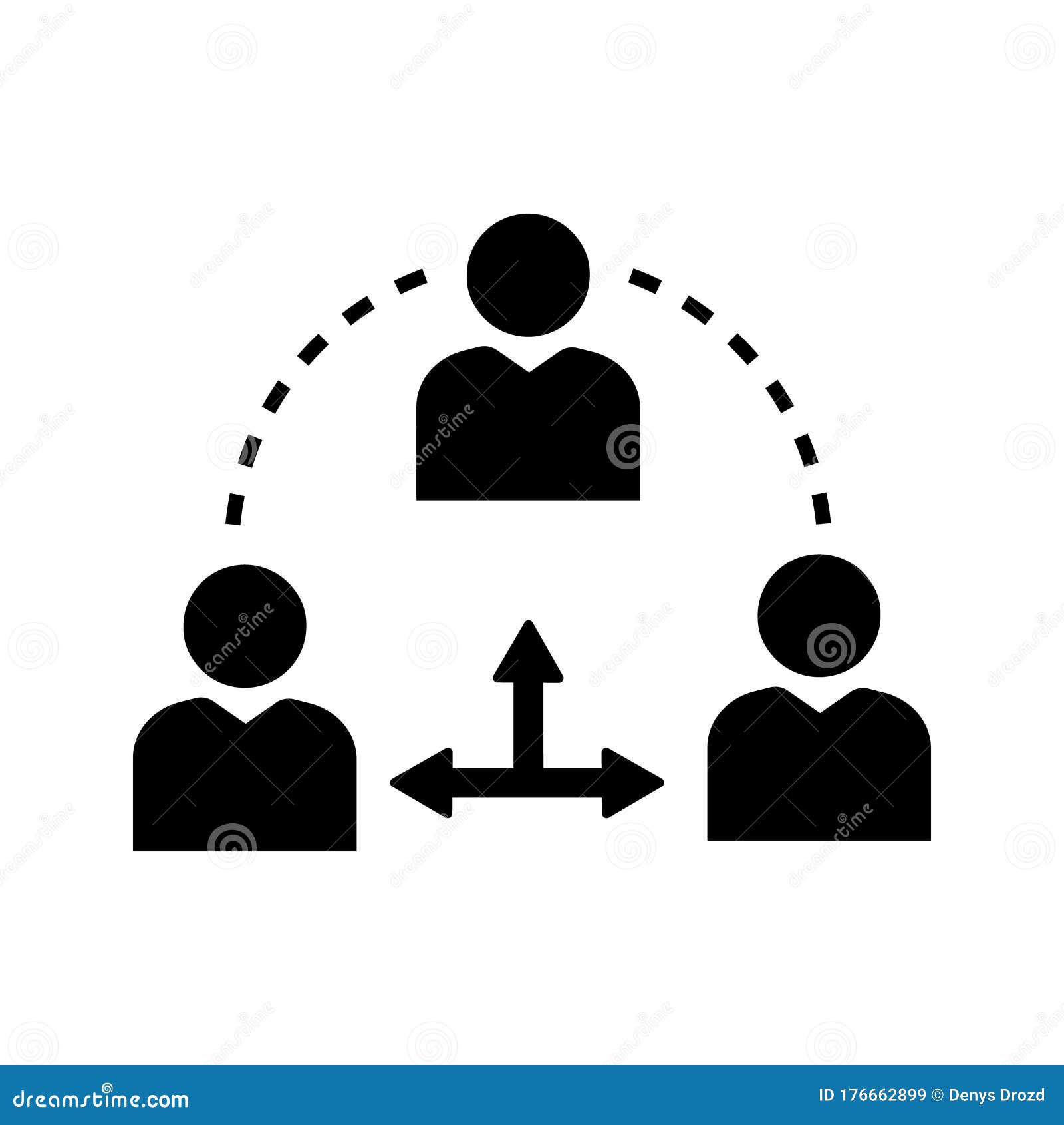 Thirdparty Vector Icon. Broker Illustration Sign. Communication Symbol ...