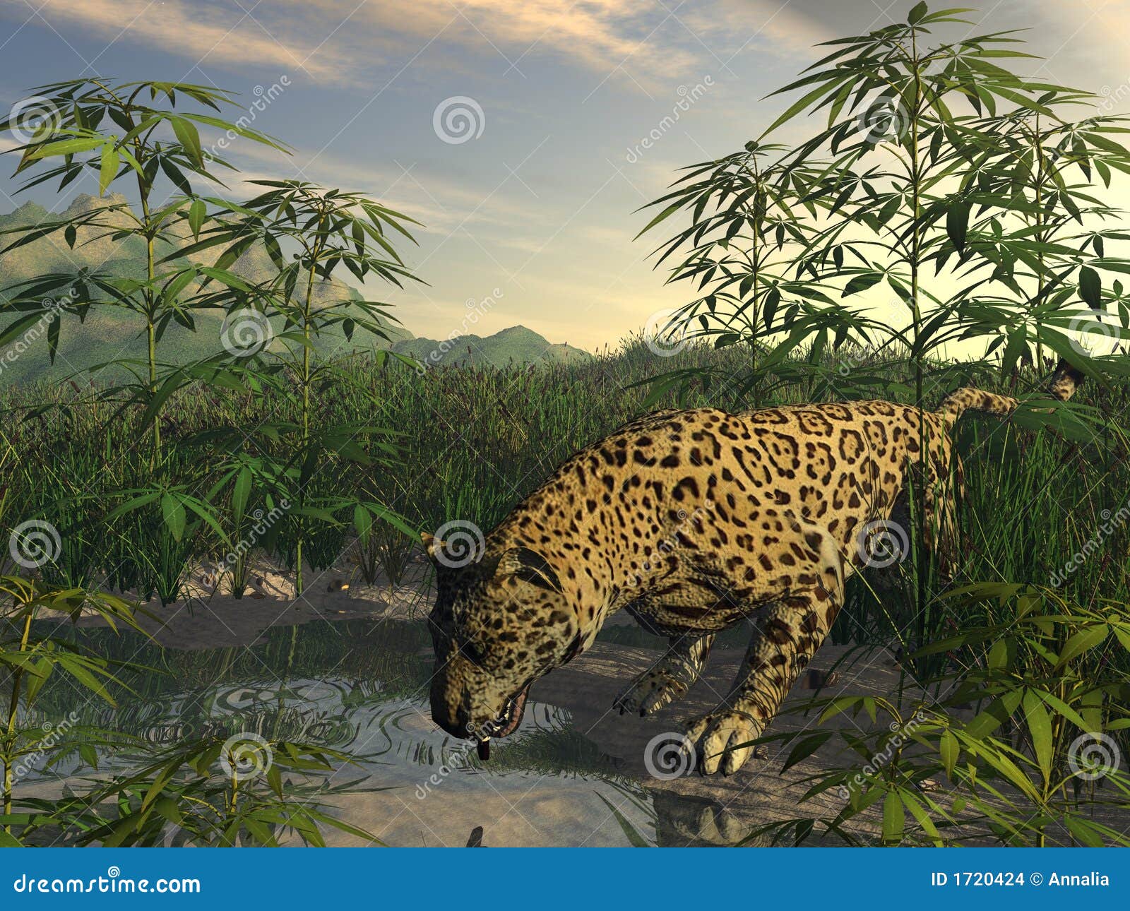 Thirsty hunter stock illustration. Illustration of freedom - 1720424