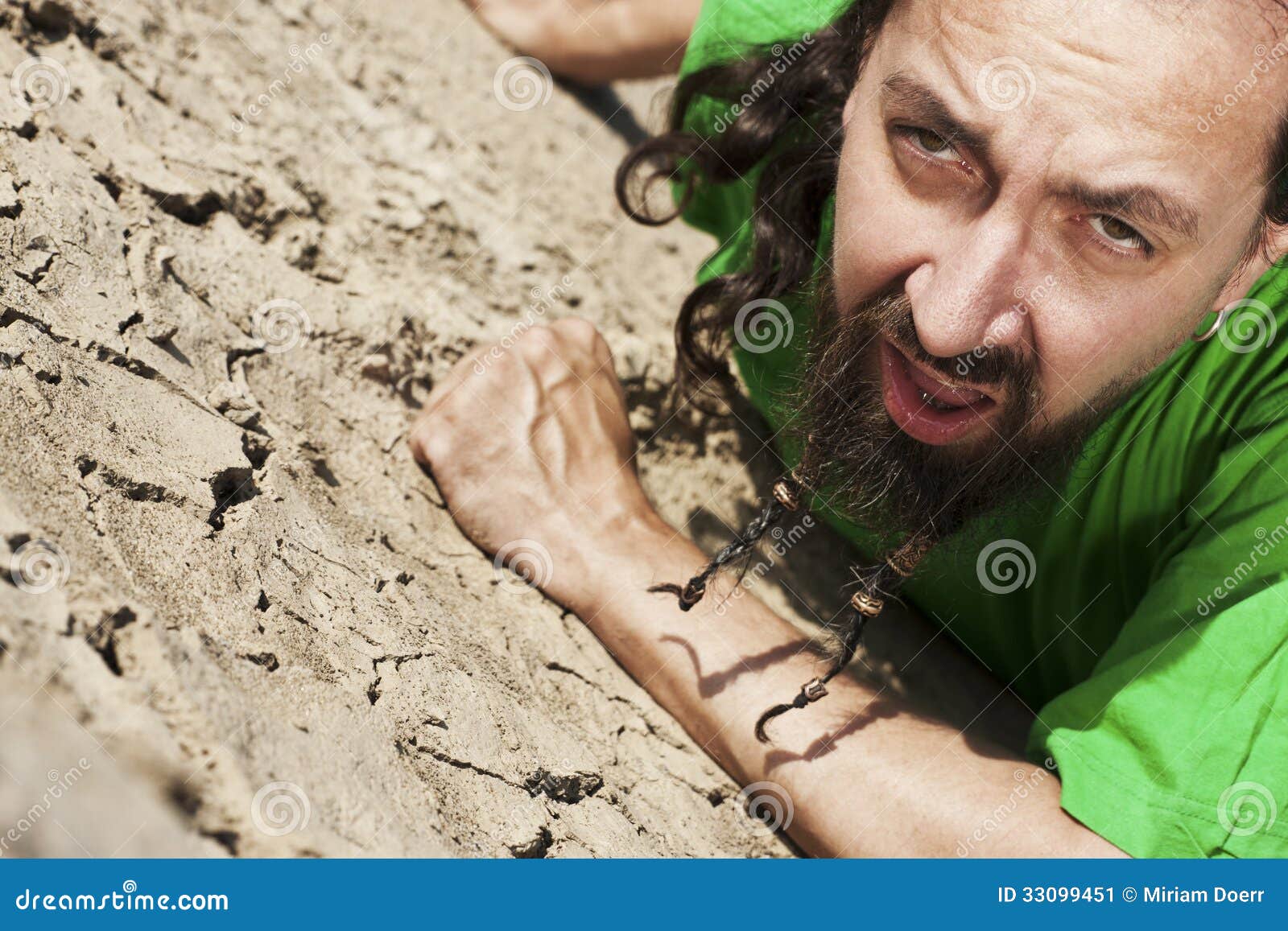 Thirsty Man is Looking for Water Stock Image - Image of parched, space ...