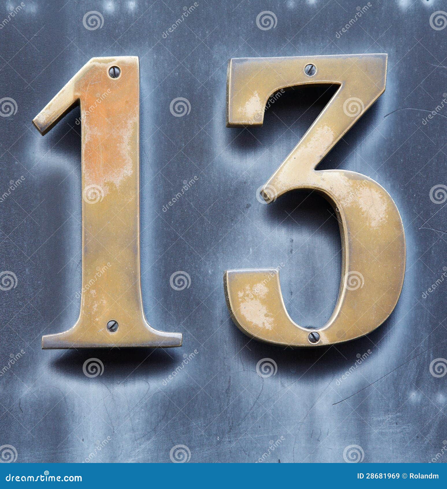 Thirteen stock image. Image of digit, number, figures - 28681969