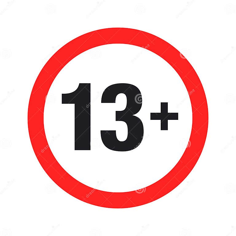 13 Round Sign. Vector Illustration Stock Vector - Illustration of sign ...