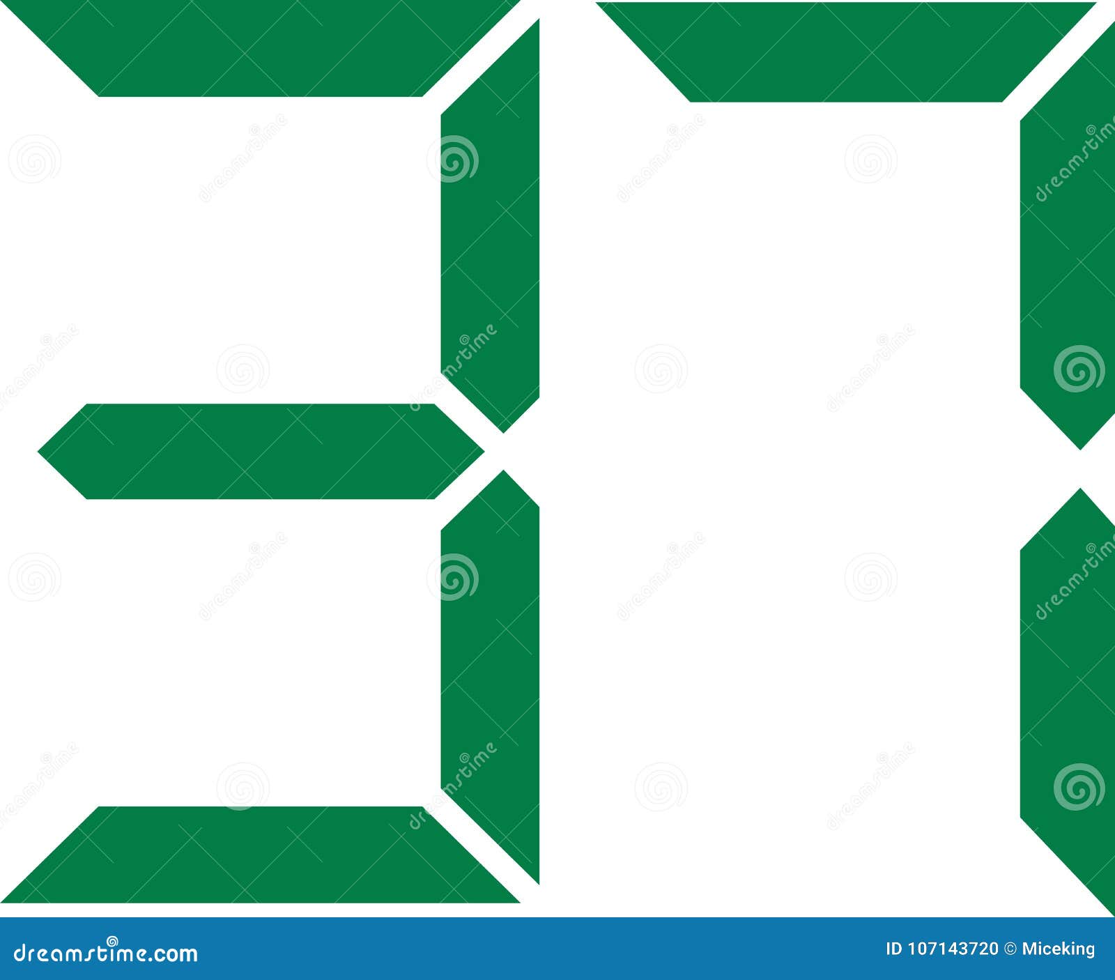 Thirty-seven Digital Number 37 Stock Vector - Illustration of ...