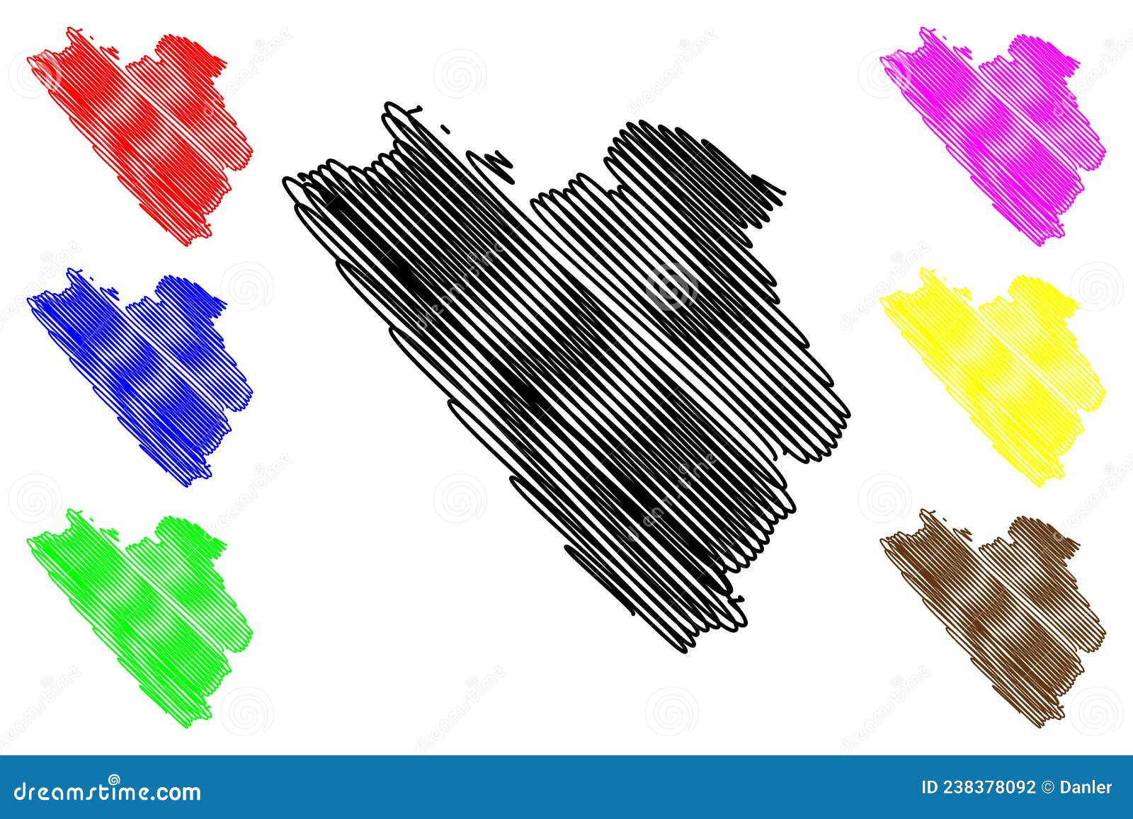 Thiruvananthapuram District Kerala State, Republic of India Map Vector ...