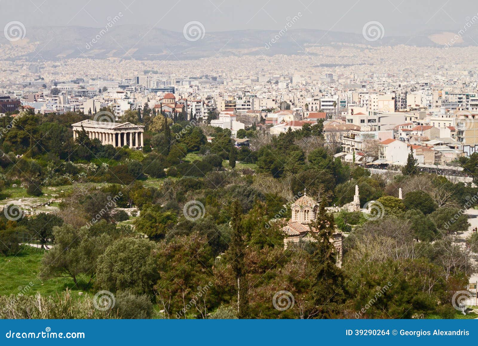 Thisio, Athens stock photo. Image of greece, thissio - 39290264
