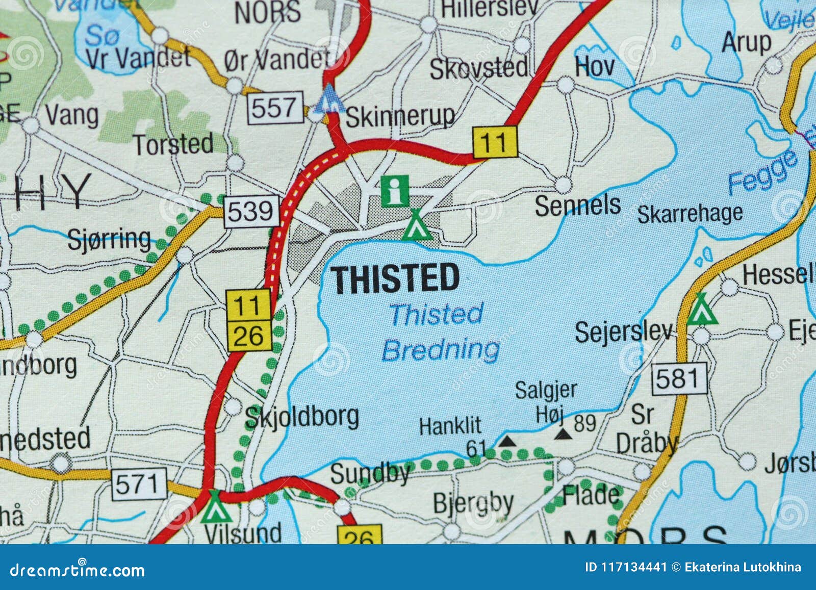 Thisted. Kongeriget Danmark Stock Image - Image of danmark, geography ...