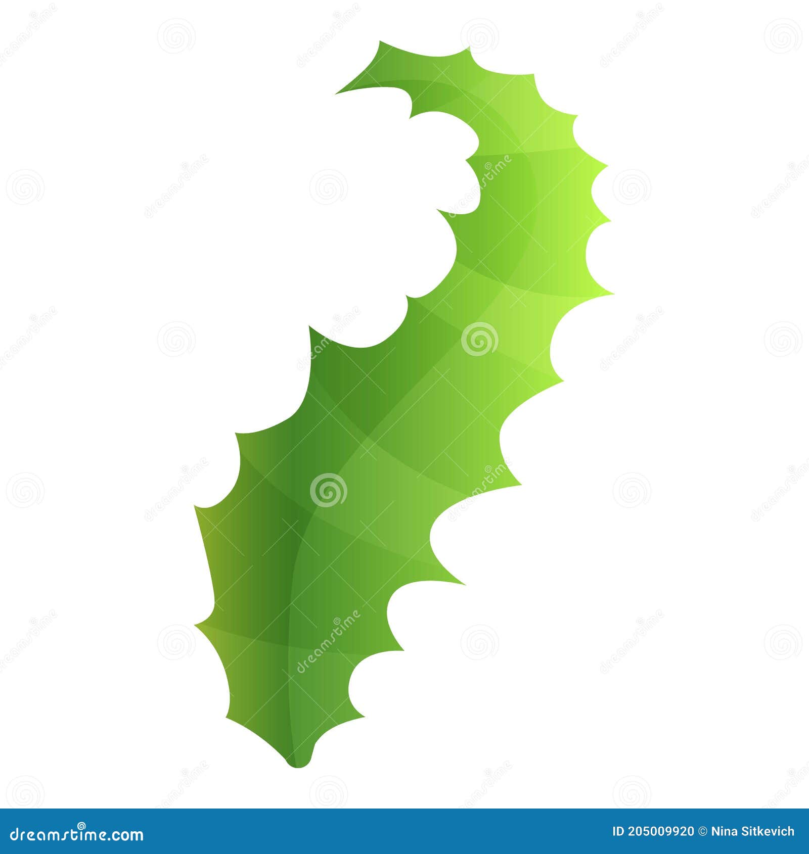 Thistle Blossom Leaf Icon, Cartoon Style Stock Vector - Illustration of ...