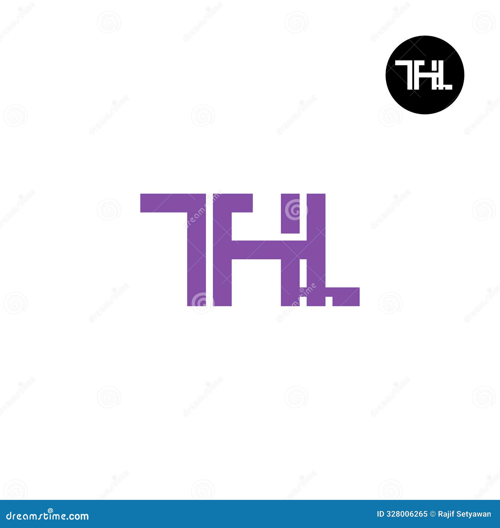 THL Logo Letter Monogram Design Stock Vector - Illustration of ...