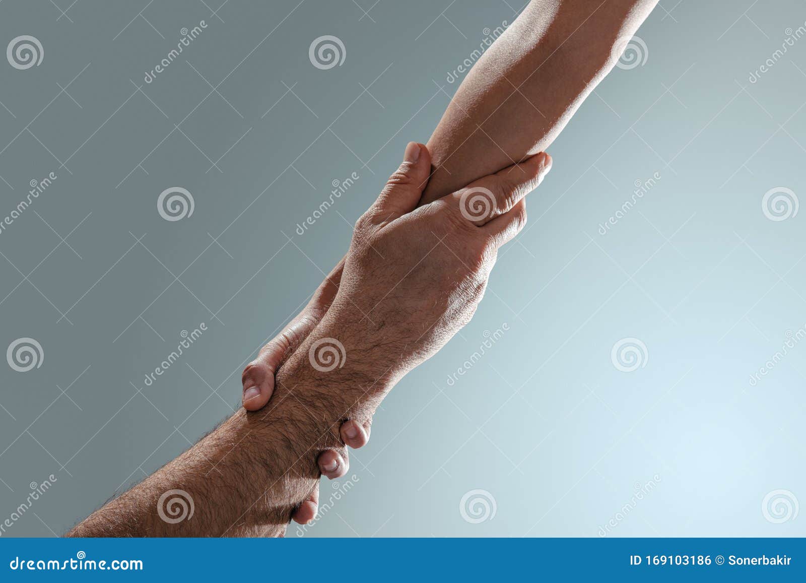 Tho Hands Holding, Help, Assist, Support and Trust Concept. Stock Photo ...
