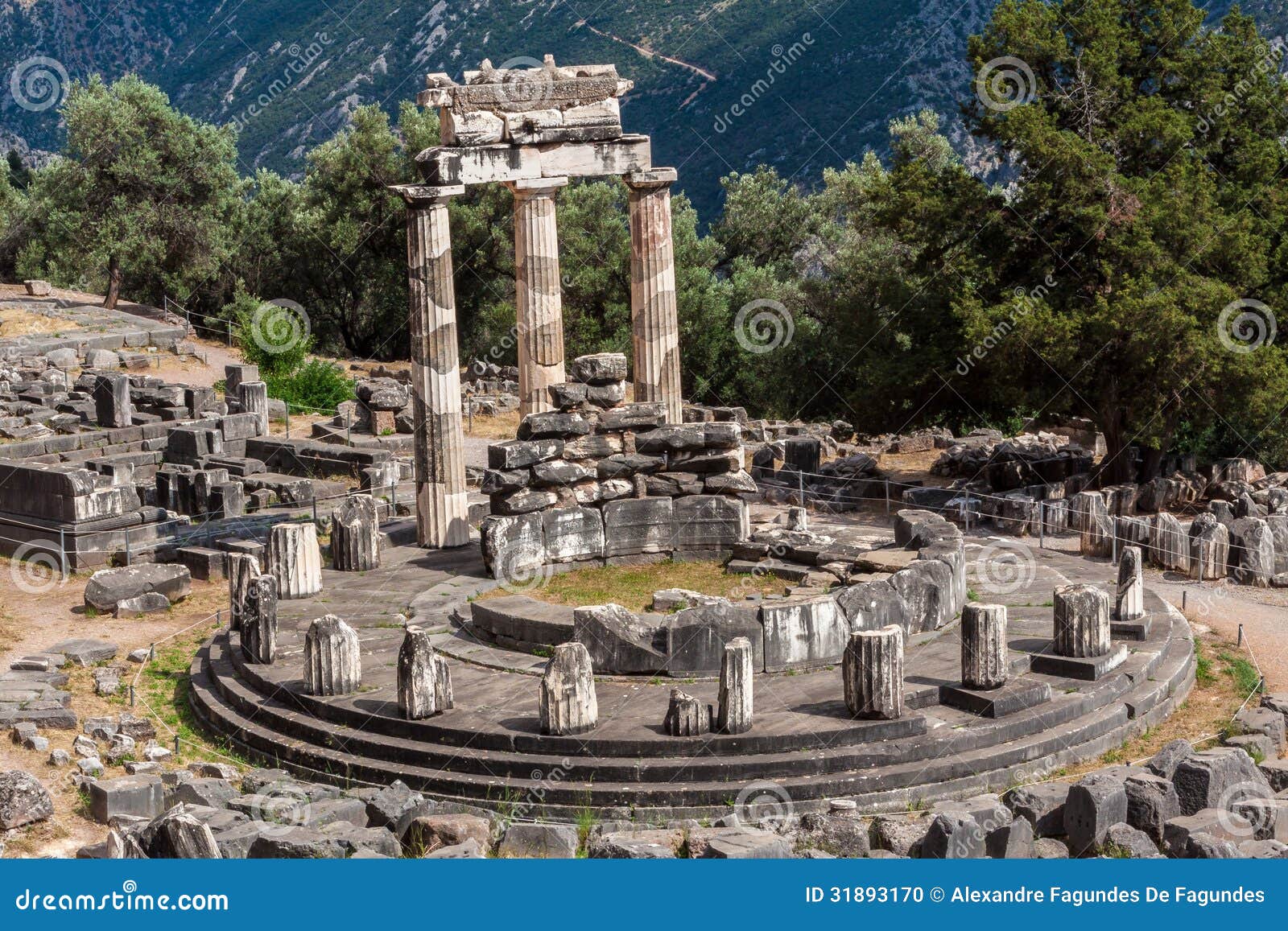 Tholos at Delphi Greece stock photo. Image of stone, greece - 31893170 Tholos at Delphi Greece stock photo. Image of stone, greece - 31893170