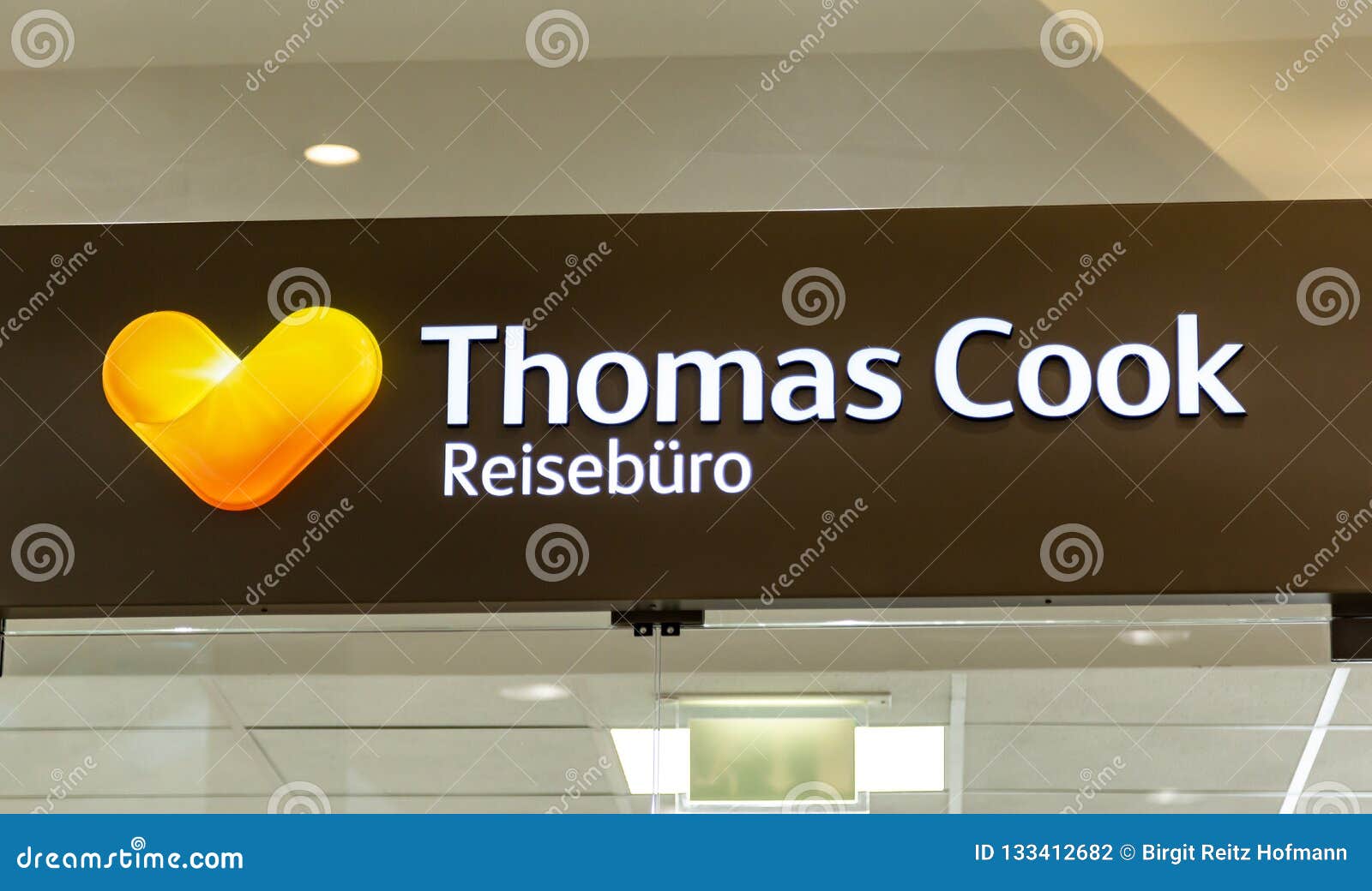 Thomas Cook Logo fotografía editorial. Imagen de departamento - 133412682