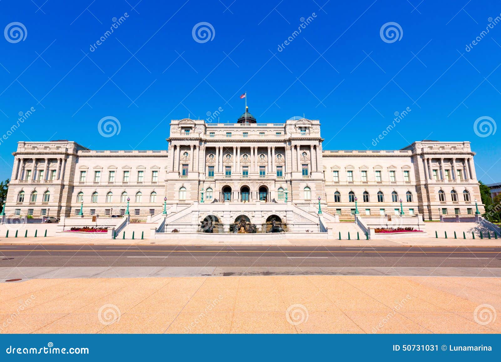 Thomas Jefferson Library of Congress Washington Stock Image - Image of ...