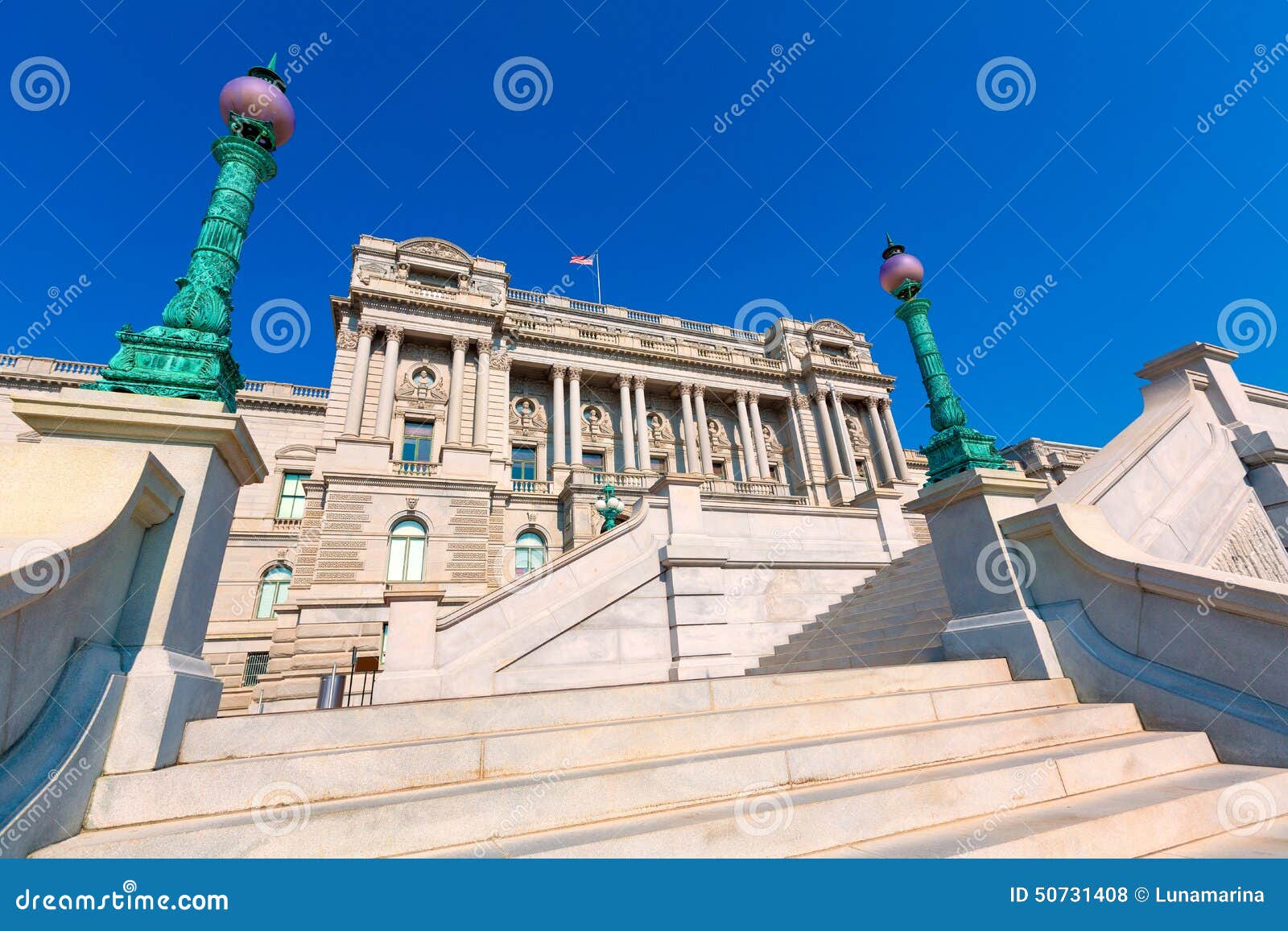 Thomas Jefferson Library of Congress Washington Stock Photo - Image of ...
