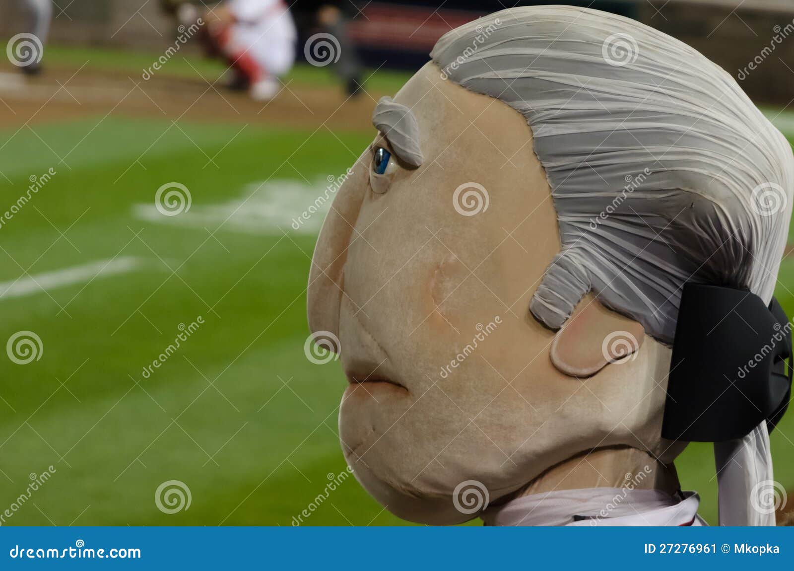 Thomas Jefferson Mascot Washington Nationals Game Editorial Photo ...