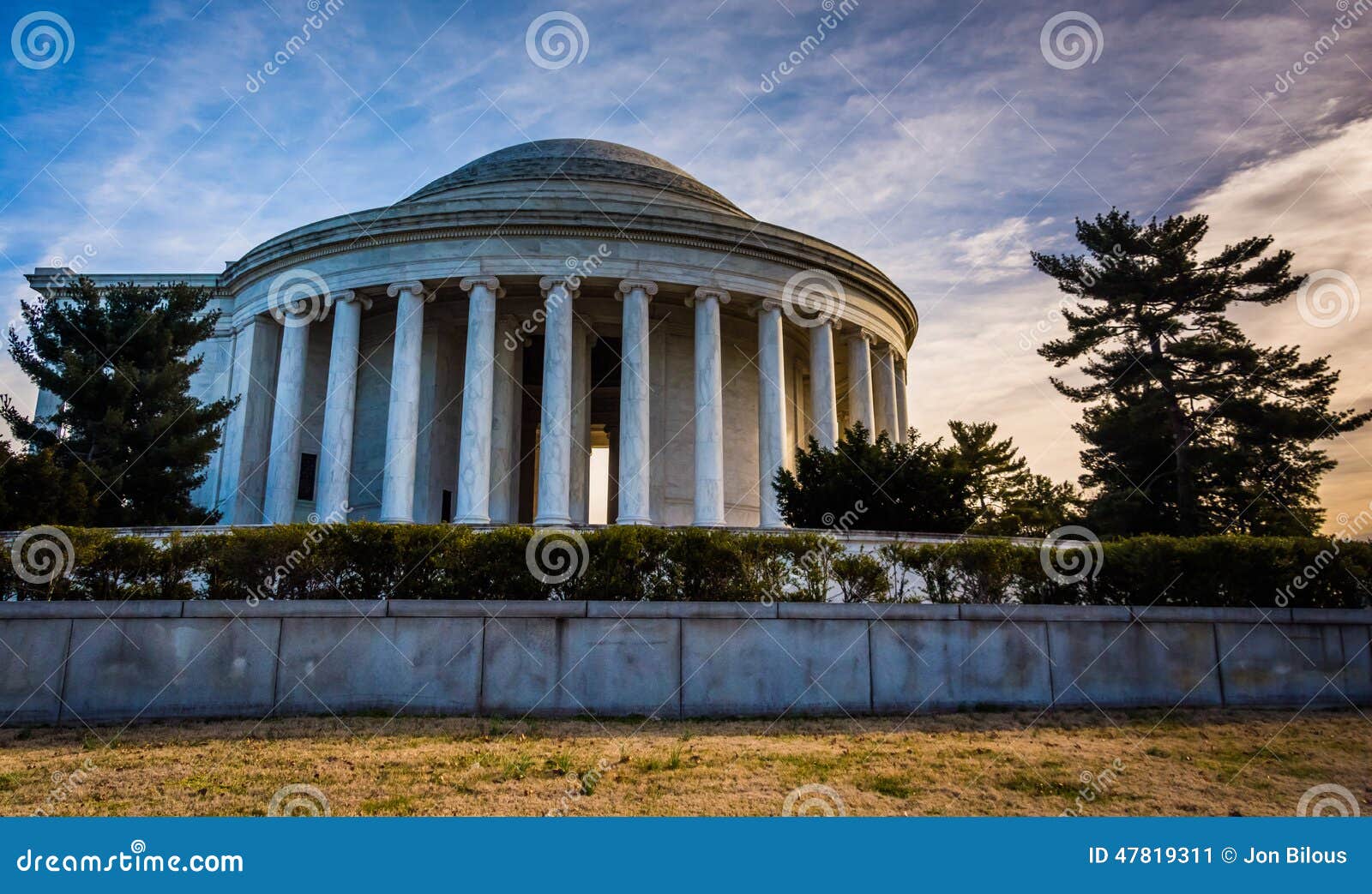 The Thomas Jefferson Memorial, in Washington, DC. Stock Image - Image ...