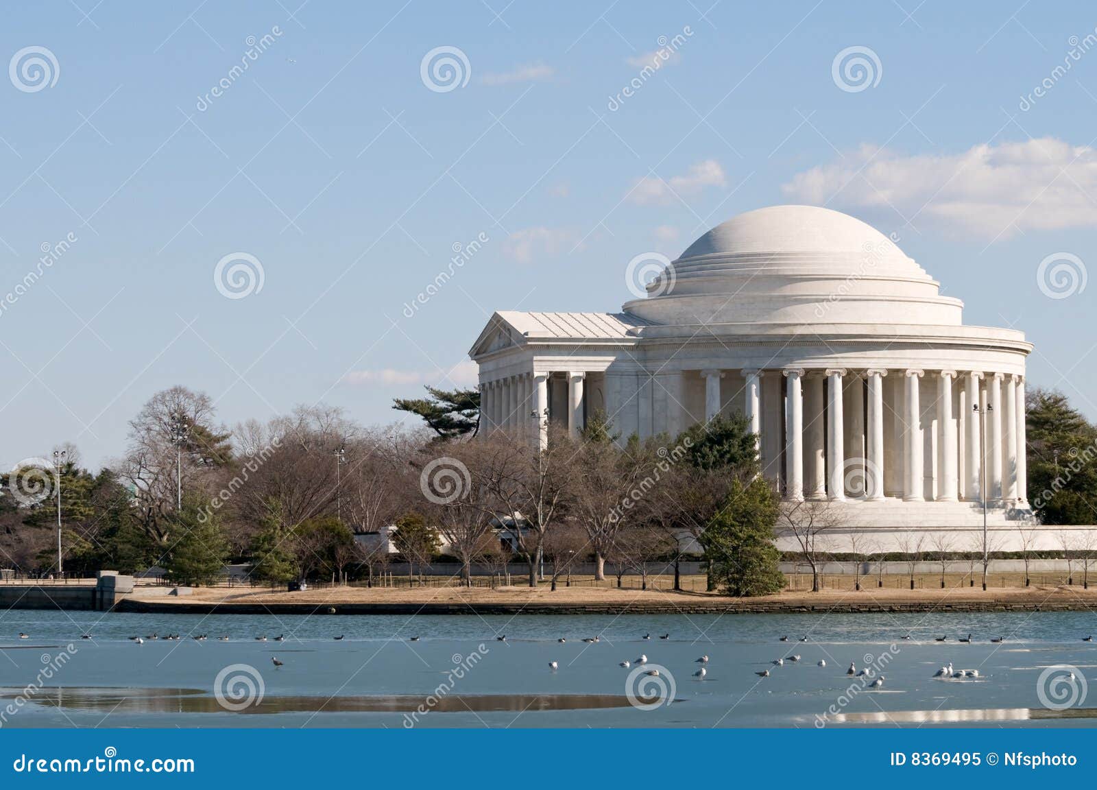Thomas Jefferson Memorial in Washington DC Stock Image - Image of ...
