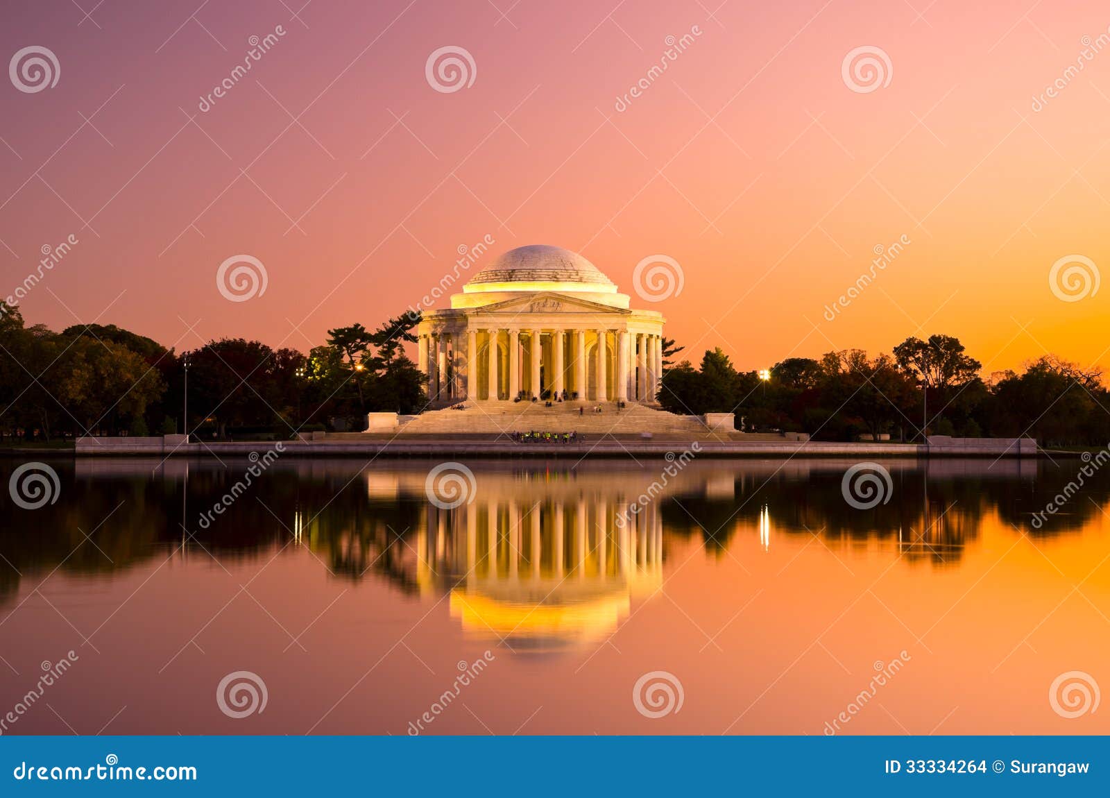 Thomas Jefferson Memorial in Washington DC, USA Stock Photo - Image of ...
