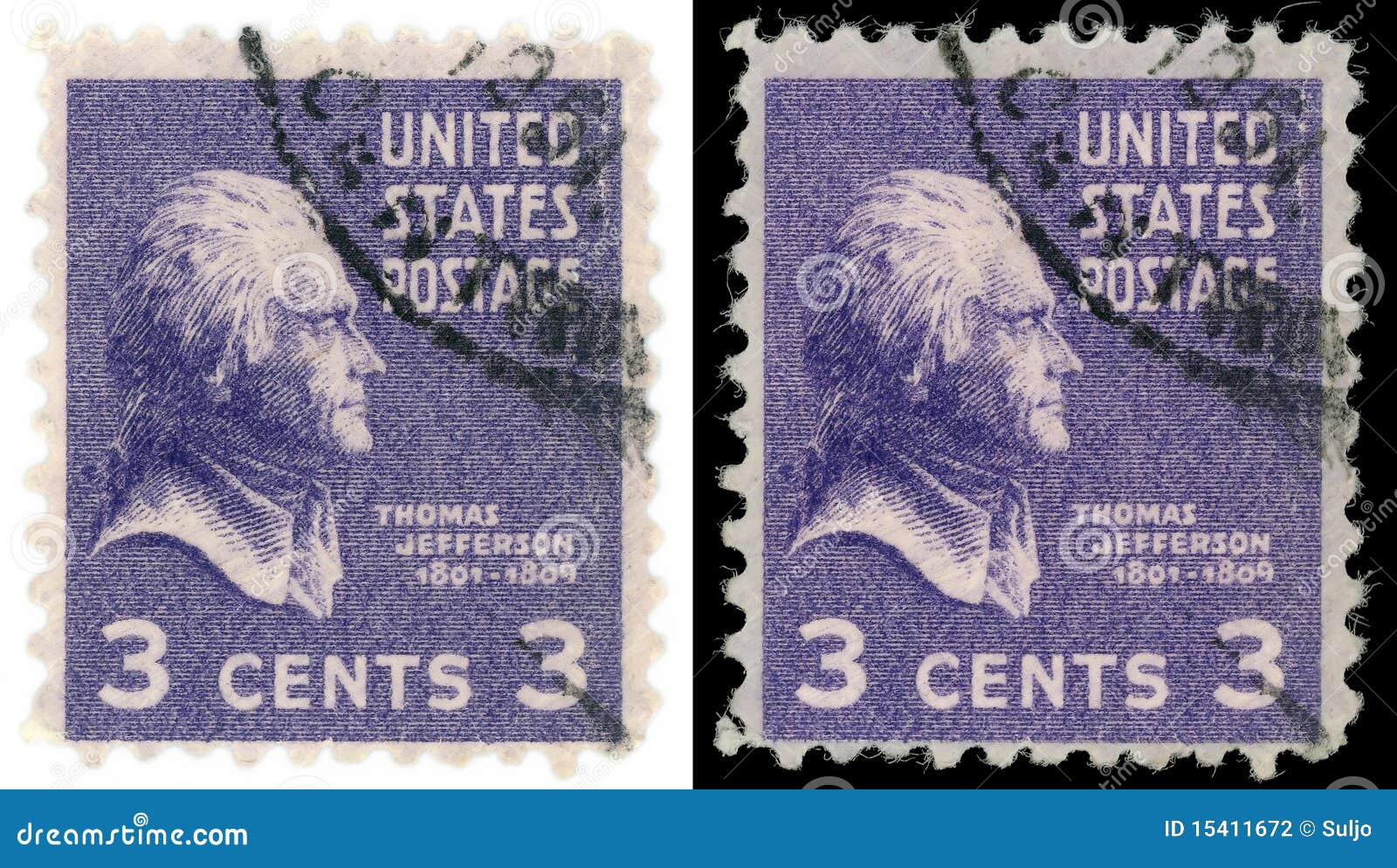 Thomas Jefferson stamp editorial photography. Image of collect - 15411672