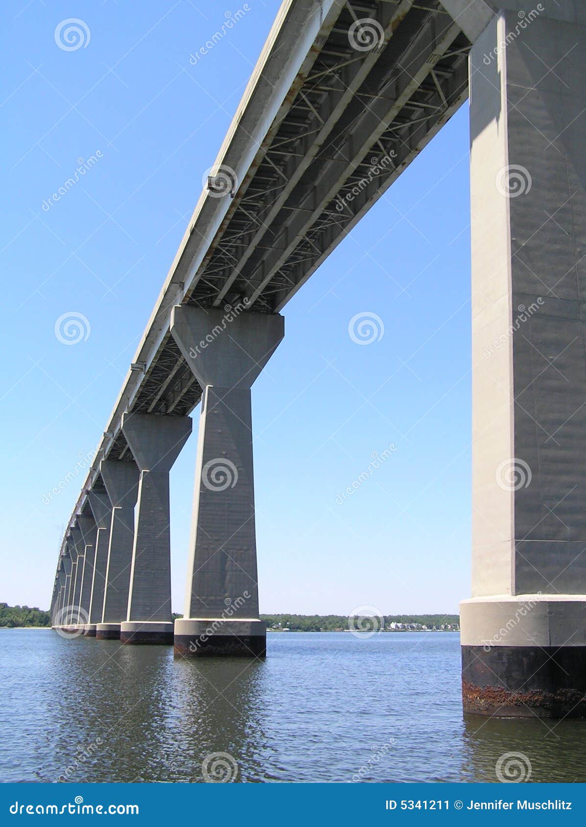 Thomas Johnson Bridge Solomons Stock Image - Image of engineering ...