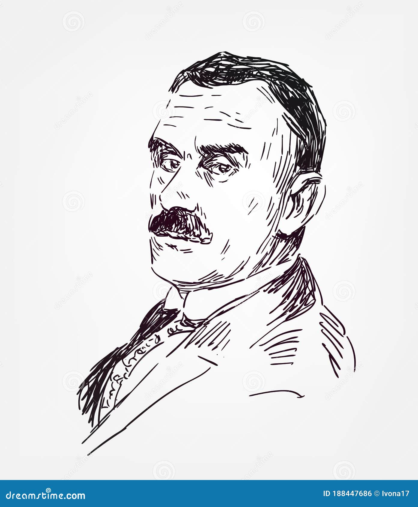 Illustration Of Thomas Alva Edison Inventor Of Light Bulb And Electric ...