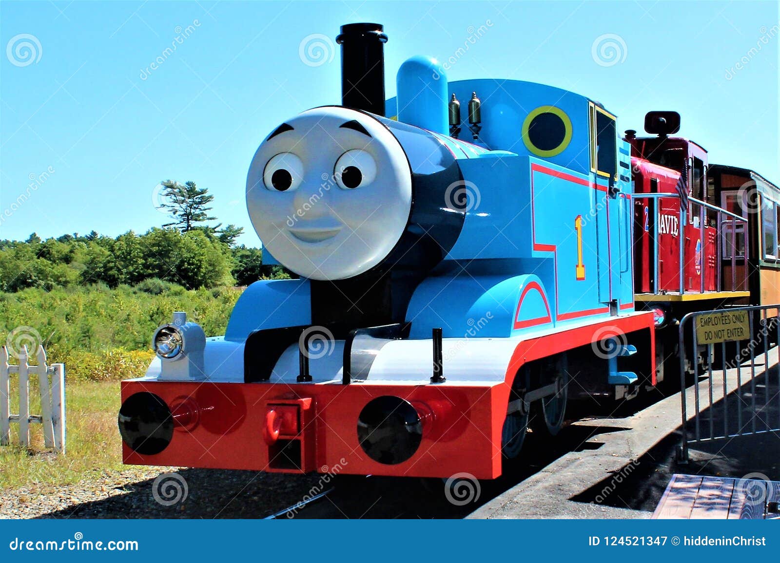 Thomas o trem fotografia editorial. Imagem de materializar - 124521347