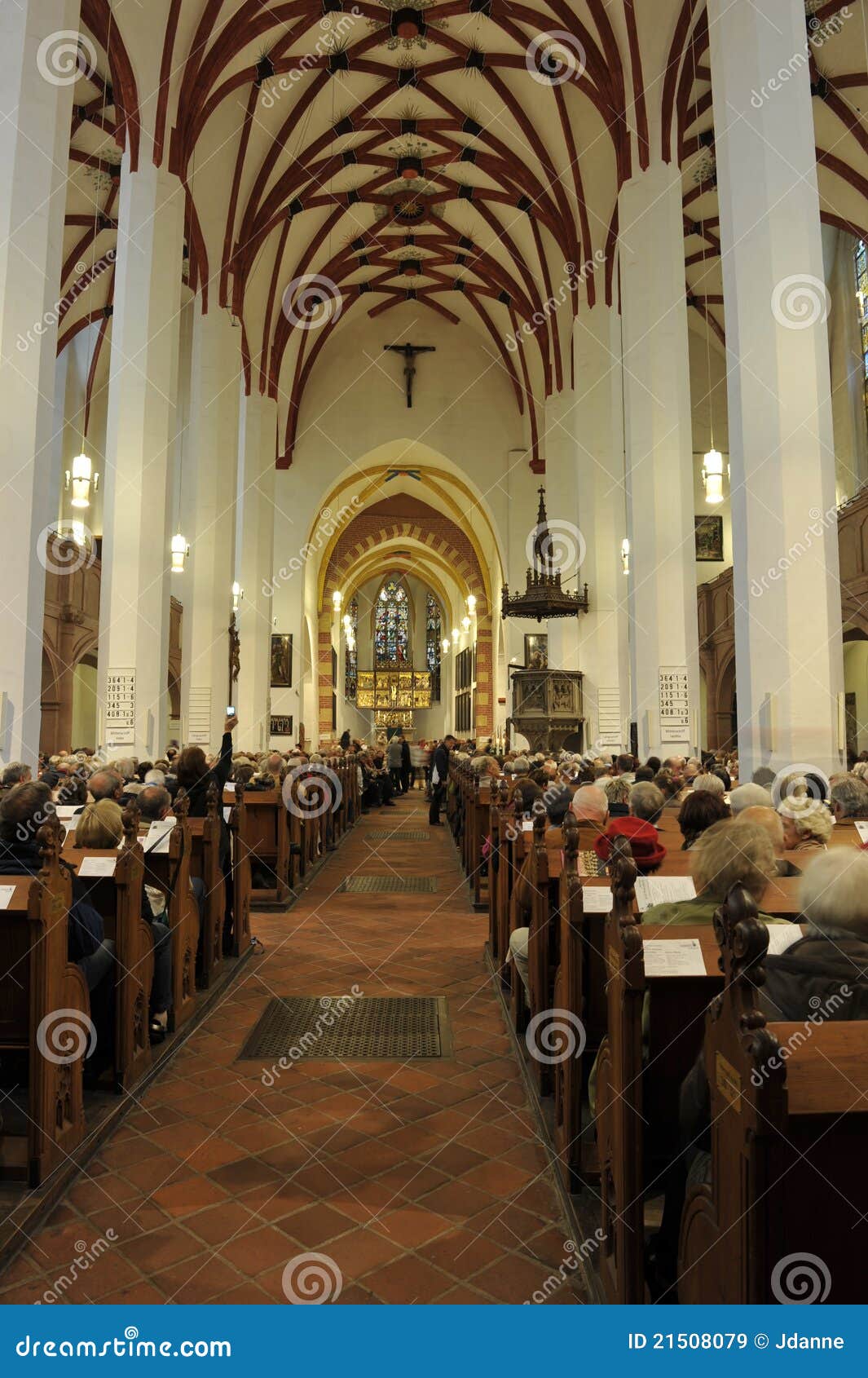 Thomaskirche (chiesa Della St Thomas) a Leipzig Immagine Stock ...