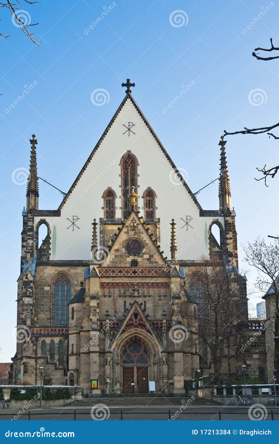Thomaskirche in leipzig stock photo. Image of tourism - 17213384