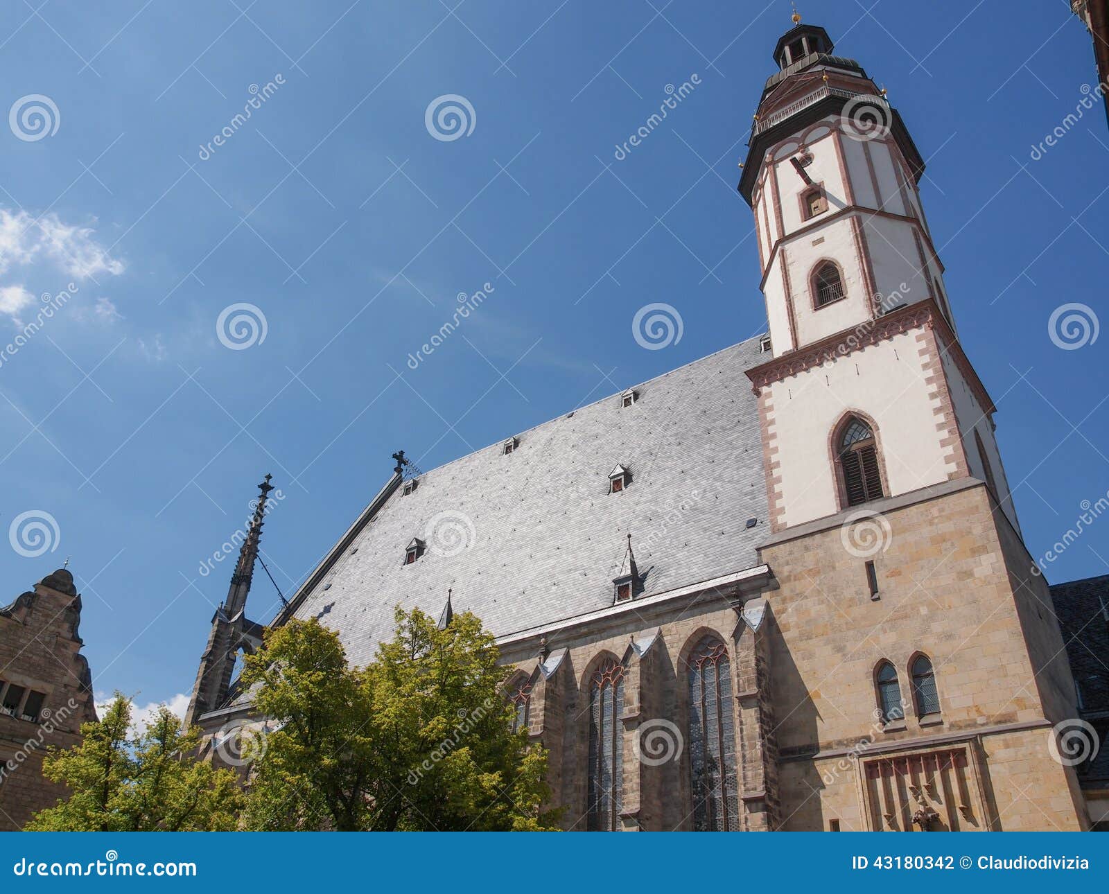 Thomaskirche Leipzig stockfoto. Bild von architektur - 43180342