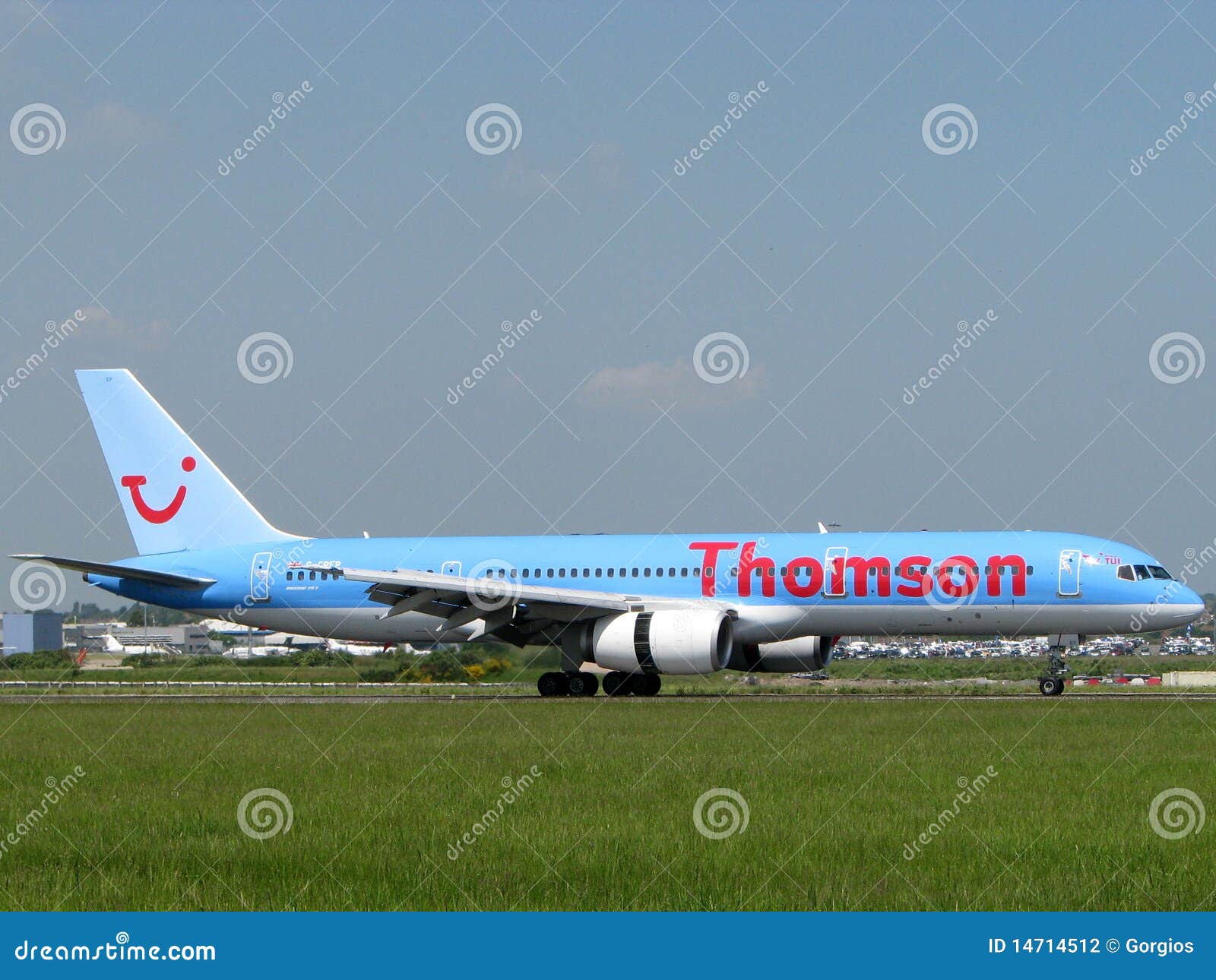 Thomson Airlines Plane editorial photography. Image of control - 14714512
