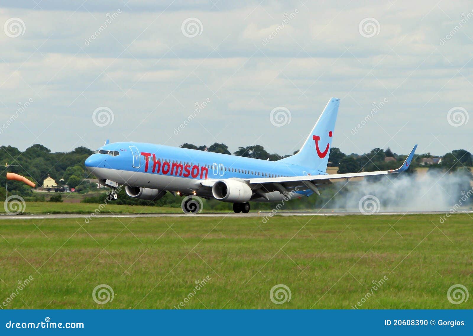 Thomson Airlines Plane editorial image. Image of summer - 20608390